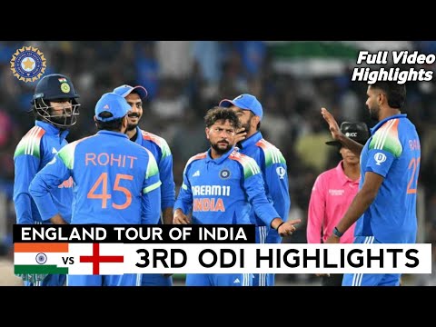 India vs England 3rd ODI Highlights 2025 | IND vs ENG 3rd ODI 2025 Full Match Highlights