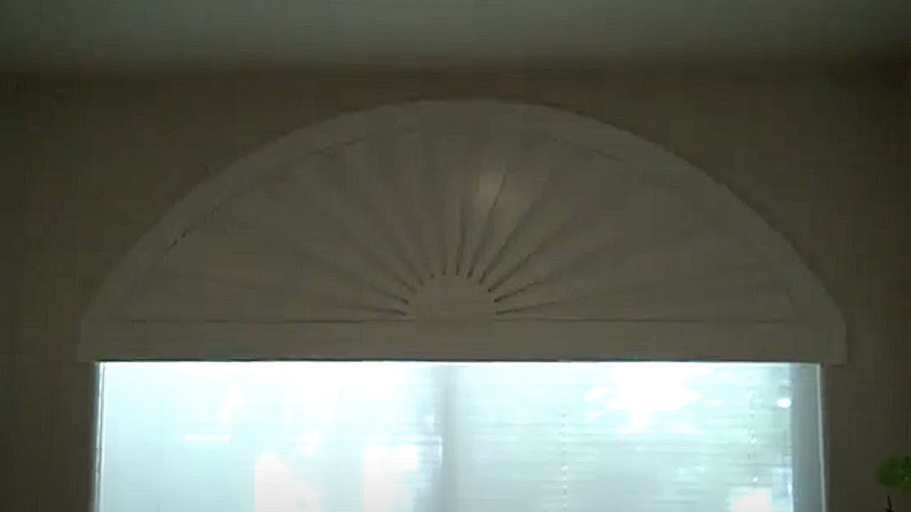 Using an Arched Shutter as a Valance