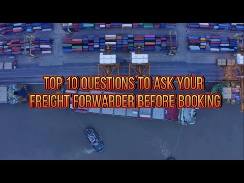 Top 10 Questions to Ask Your Freight Forwarder Before Booking #SMEshippingsupport#JCLCargotips