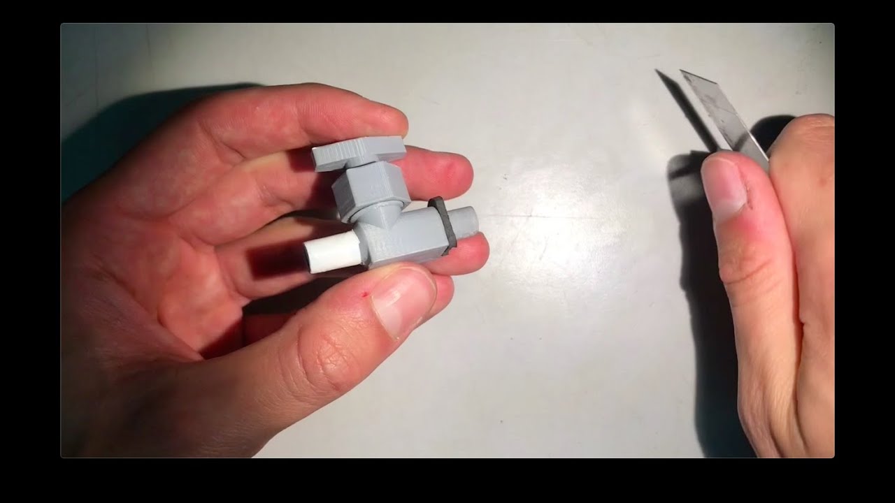3D Printed Valve Assembly Tutorial - Quadruple-Tank Process Experimental Setup