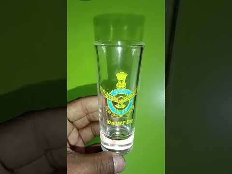 Aone Glass and crockery store ll 60ml shot glasses ll custom glasses ll printed shot glasses #shorts