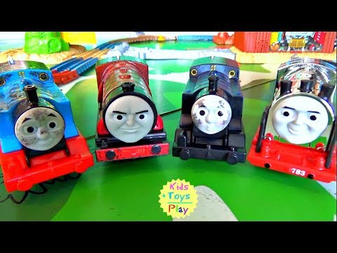 Thomas and Friends Trackmaster Journey Beyond Sodor Scrapyard Escape Toy Train Set Review Part 1