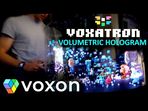 Volumetric display from Voxon – Matt's Homepage