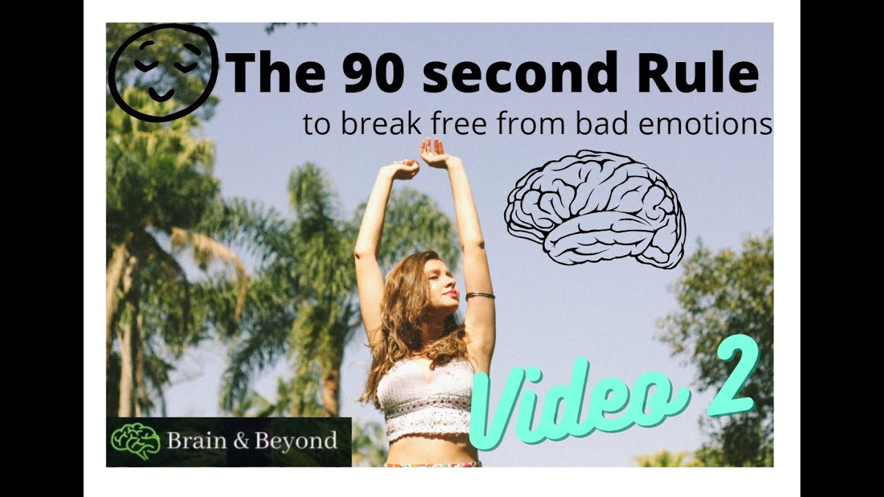 Video 2: The 90 second Rule - break free from bad emotional patterns with the 90 SECOND RULE!