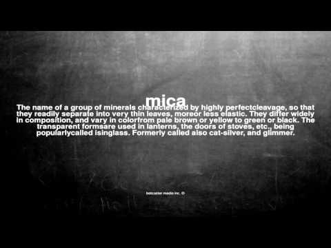 What does mica mean