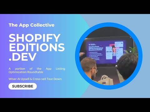 Shopify Editions App Listing Tear Down - Wiser App