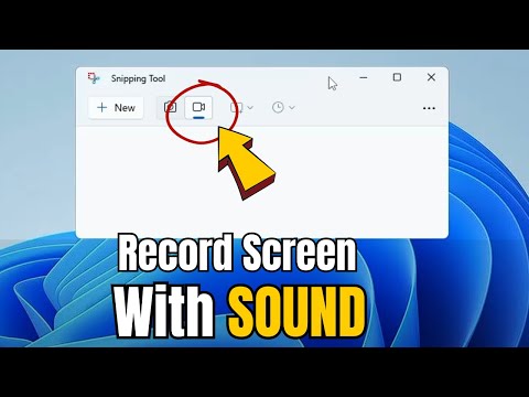 🚦Windows 11: Record Screen with Sound Using Windows SNIPPING TOOL