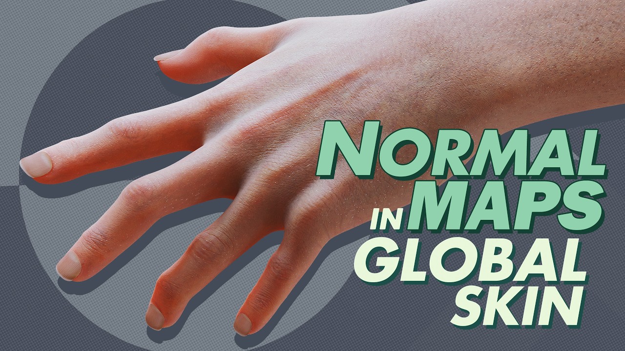 How to get NORMAL MAPS to Work with GLOBAL SKIN in Blender