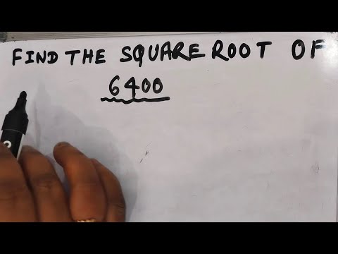 Find The Square Root Of 6400 || NCERT Maths Solution ||#maths