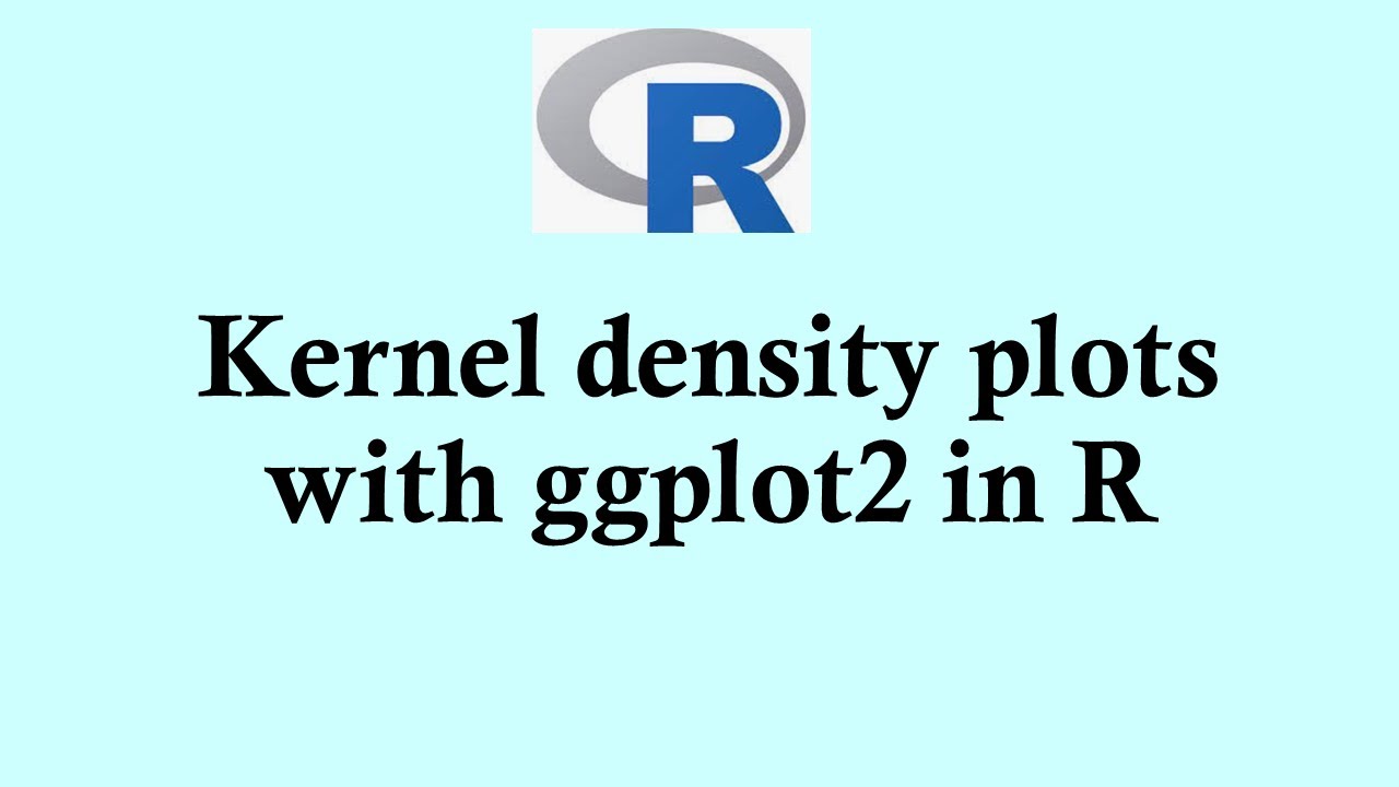 R programming | Kernel density plots
