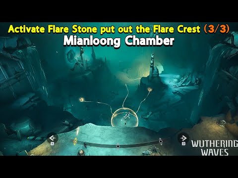 Approach and Activate the Flare Stone to put out the Flare Crest All Parts (3/3) | Mianloong Chamber