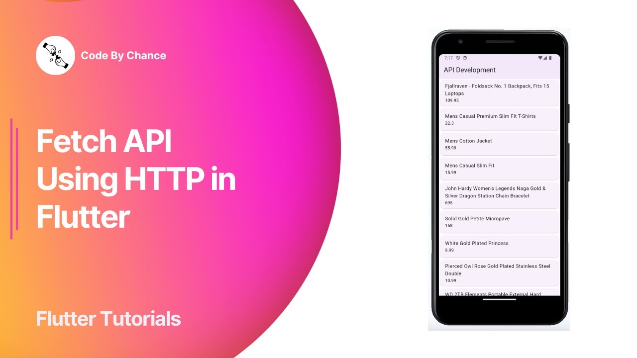 Fetch API Using HTTP in Flutter | Flutter Tutorials