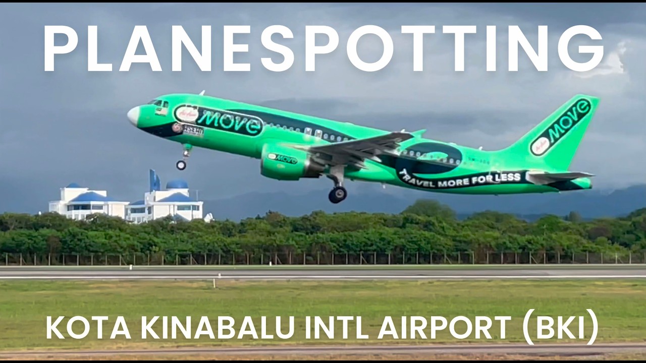 Planespotting: BKI Kota Kinabalu International Airport