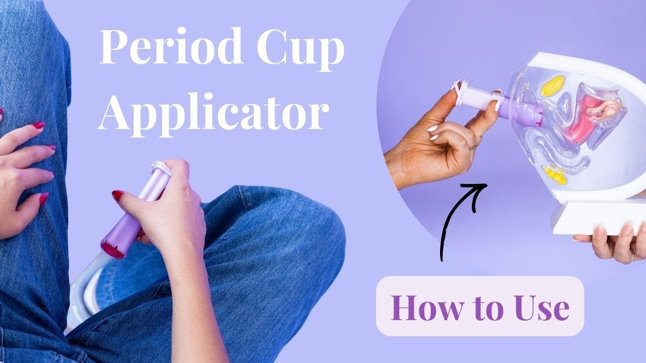 How to Use the Pixie Cup Applicator - easier menstrual cup insertion for long nails/mobility limits.