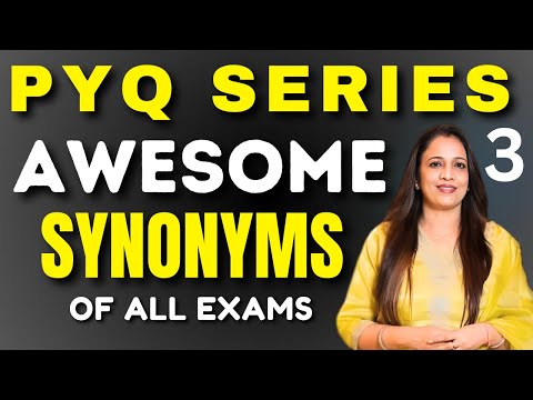 PYQ Series | Vocabulary | Awesome Synonyms of All Exams - 3 | English With Rani ma'am