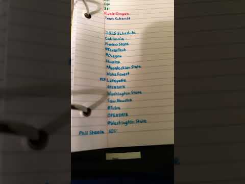 π2025 Oregon State Football Schedule