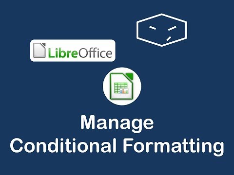 Learn libreoffice calc manage conditional formatting - Mind Luster