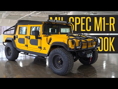 2021 Mil-Spec M1-R Hummer H1 Restomod Packs 800-HP Turbo Diesel V8 ...
