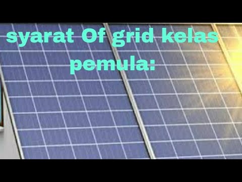 PLTS OFF GRID BAGI PEMULA .