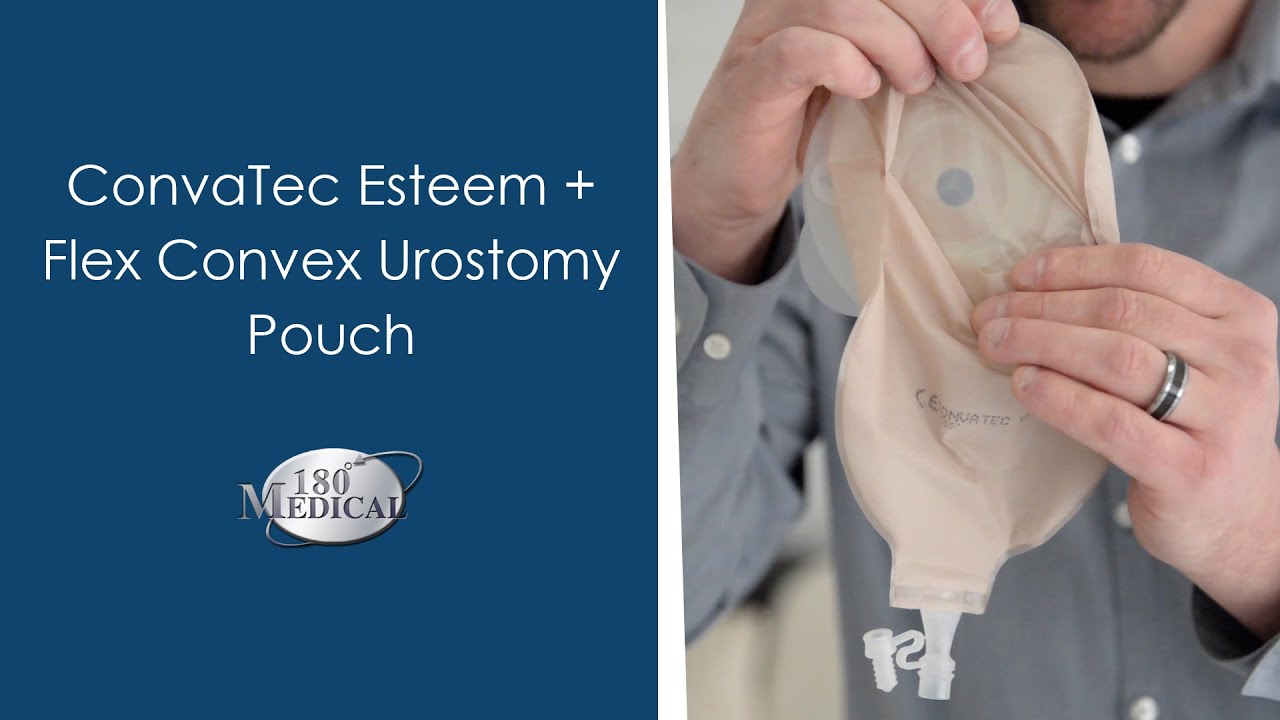 Convatec Esteem+ Flex Convex Urostomy Pouch