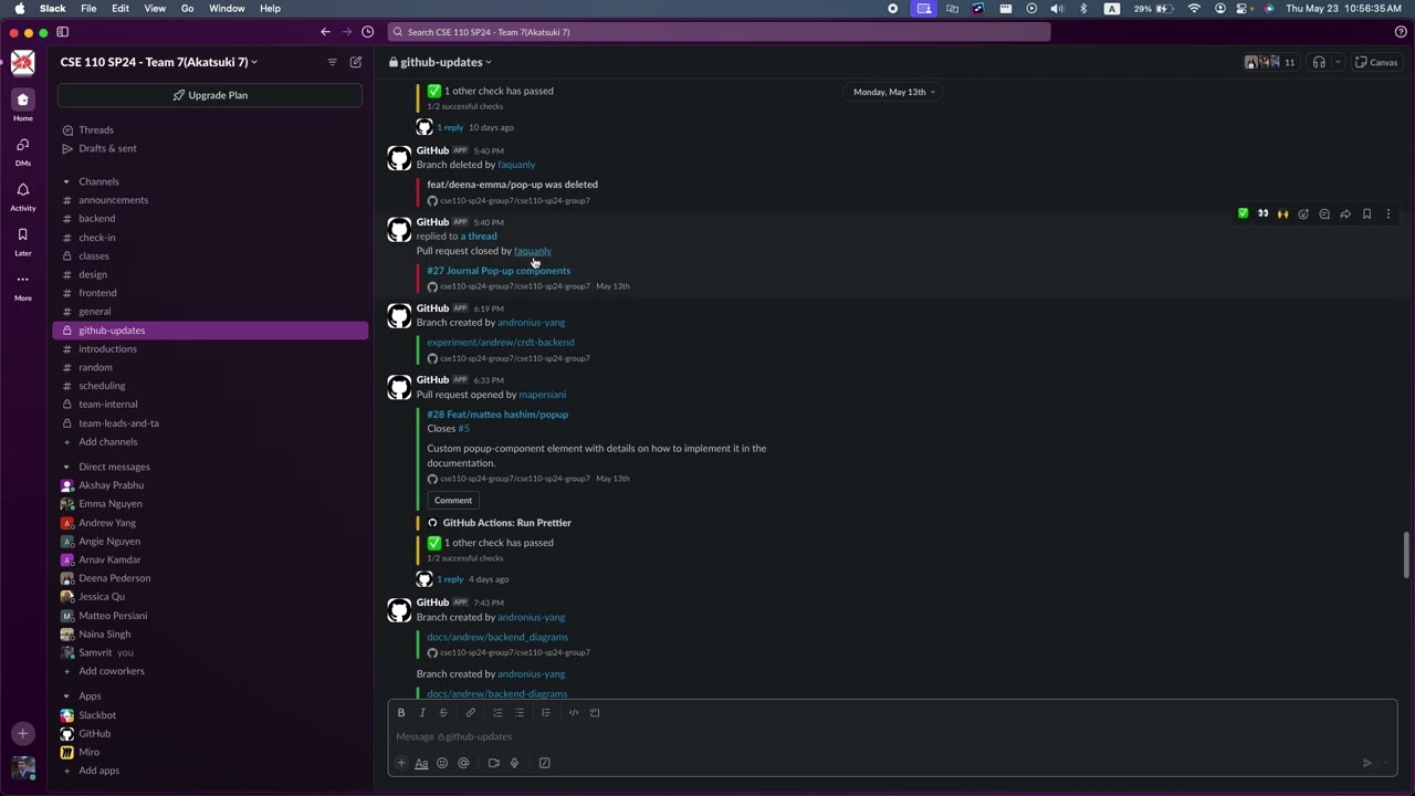 CSE 110 SP24 - Akatsuki 7, DX, Development Process, CI/CD, and QOL tips + tidbits