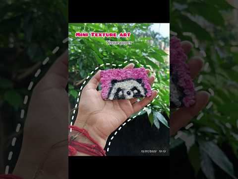 mini texture artπ¨π#artshorts #diy #craft #trending