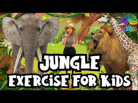 Jungle Exercise for Kids | Indoor workout for Children | No Equipment PE Lesson for Kids