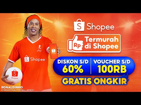 Aksi RONALDINHO di Shopee! | Termurah di Shopee, GRATIS ONGKIR