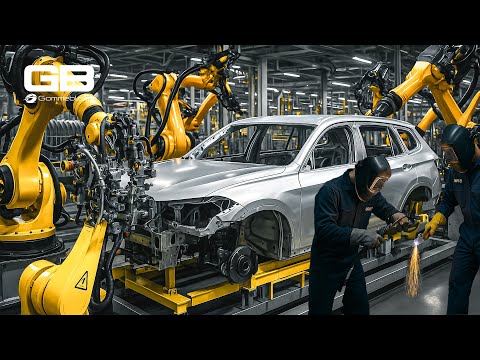 BMW CAR FACTORY in Action 🔥 Robots vs Humans INSANE Production Speed! 🔧 ...