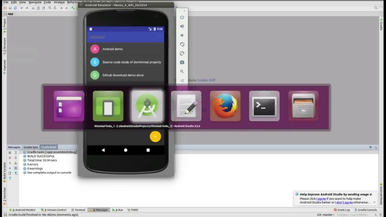 How to import Android App code from Github version control