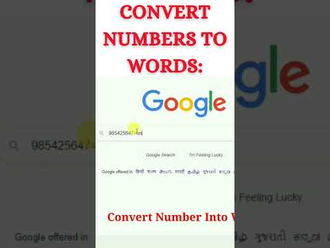 Convert Numbers to Words Instantly! 🔢✨