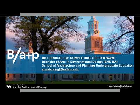 UB CURRICULUM: COMPLETING THE PATHWAYS FOR ENVIRONMENTAL DESIGN BA STUDENTS