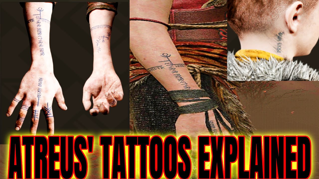 God Of War - Atreus Tattoos Explained