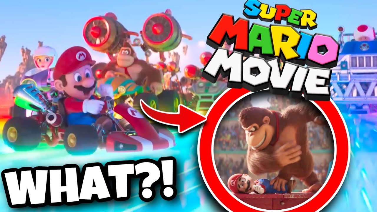 Super Mario Bros Movie Trailer 2 Breakdown + Easter Eggs (MARIO KART!!)