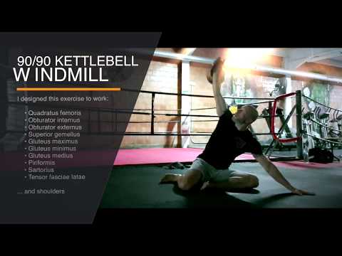 90/90 Kettlebell Windmill ADVANCED Stretch