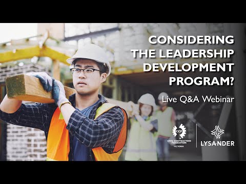 Leadership Development Program Q&A Webinar
