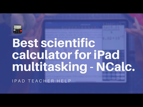 “Casio FX calculator on your iPad?” - NCalc, the best scientific calculator for iPad multitasking.