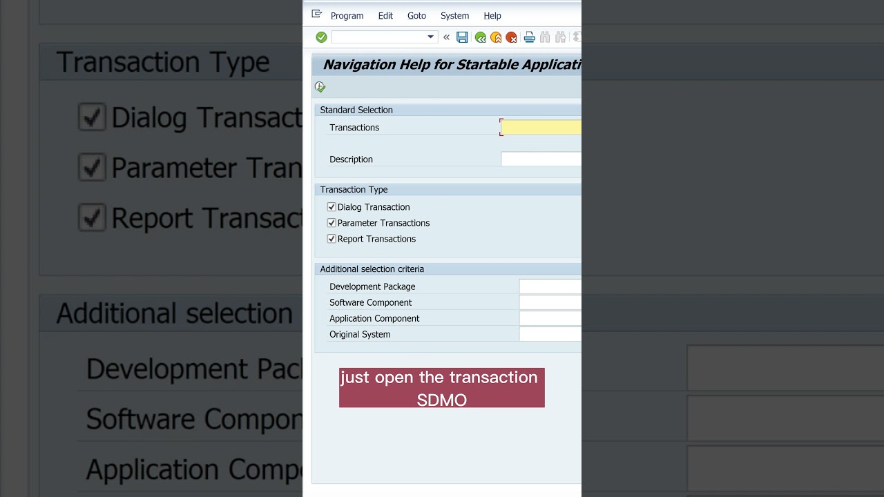 Finding SAP transactions made easy! ✨ #sap #tcode #search