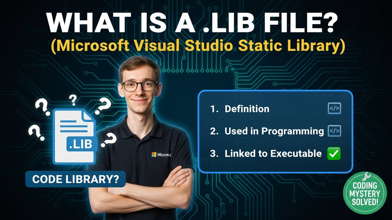What is a LIB File? (Microsoft Visual Studio)