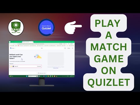 How to Play a Match Game on Quizlet