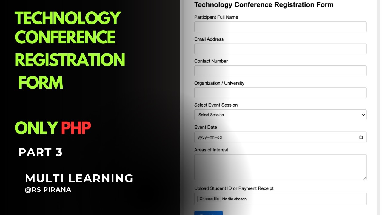 Complete PHP Form Validation with File Upload