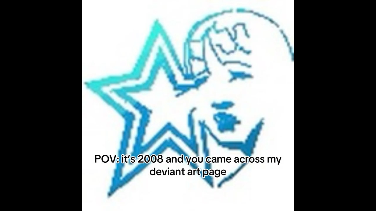 POV: it’s 2008 and you came across my deviant art page! #art #y2k #nostalgia #deviantart #pixelart 