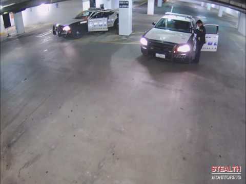 Inebriated Trespasser taken into Dallas Police Custody - Parking Garage Security