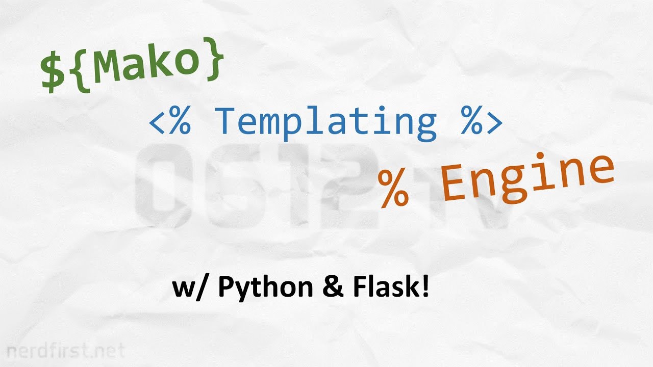 Mako Templating Engine - Pinpoint #17