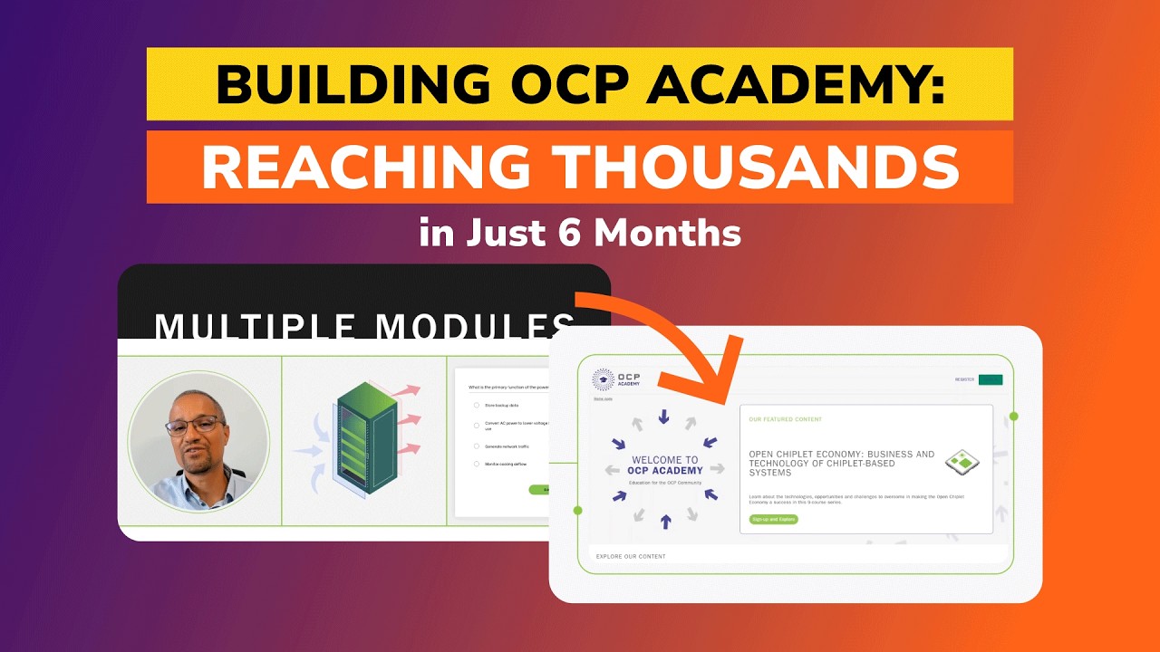 Building OCP Academy: Reaching Thousands in Just 6 Months