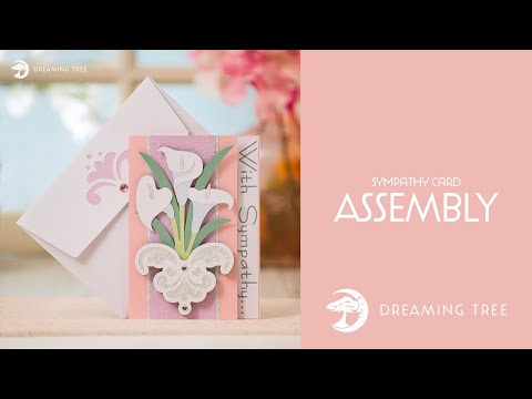 SVG File - Sympathy Card - Assembly Tutorial (For Cricut, Silhouette, and ScanNCut)