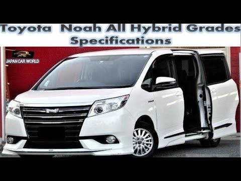 Toyota Noah All Hybrid Grades Specs, Features and Review.