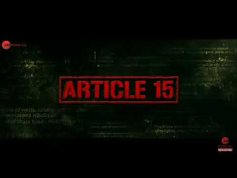 Article 15 trailer All About It | Explained | video review in new style