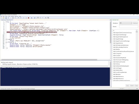PowerShell ISE (Integrated Scripting Environment) Basics