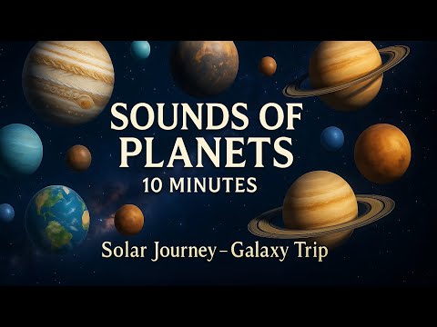 Sounds of the Solar System 🌌 | 10 Planets, 10 Minutes of Real Space Audio